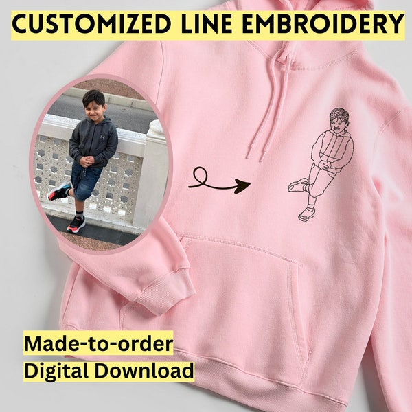 Line Art Embroidery - Etsy