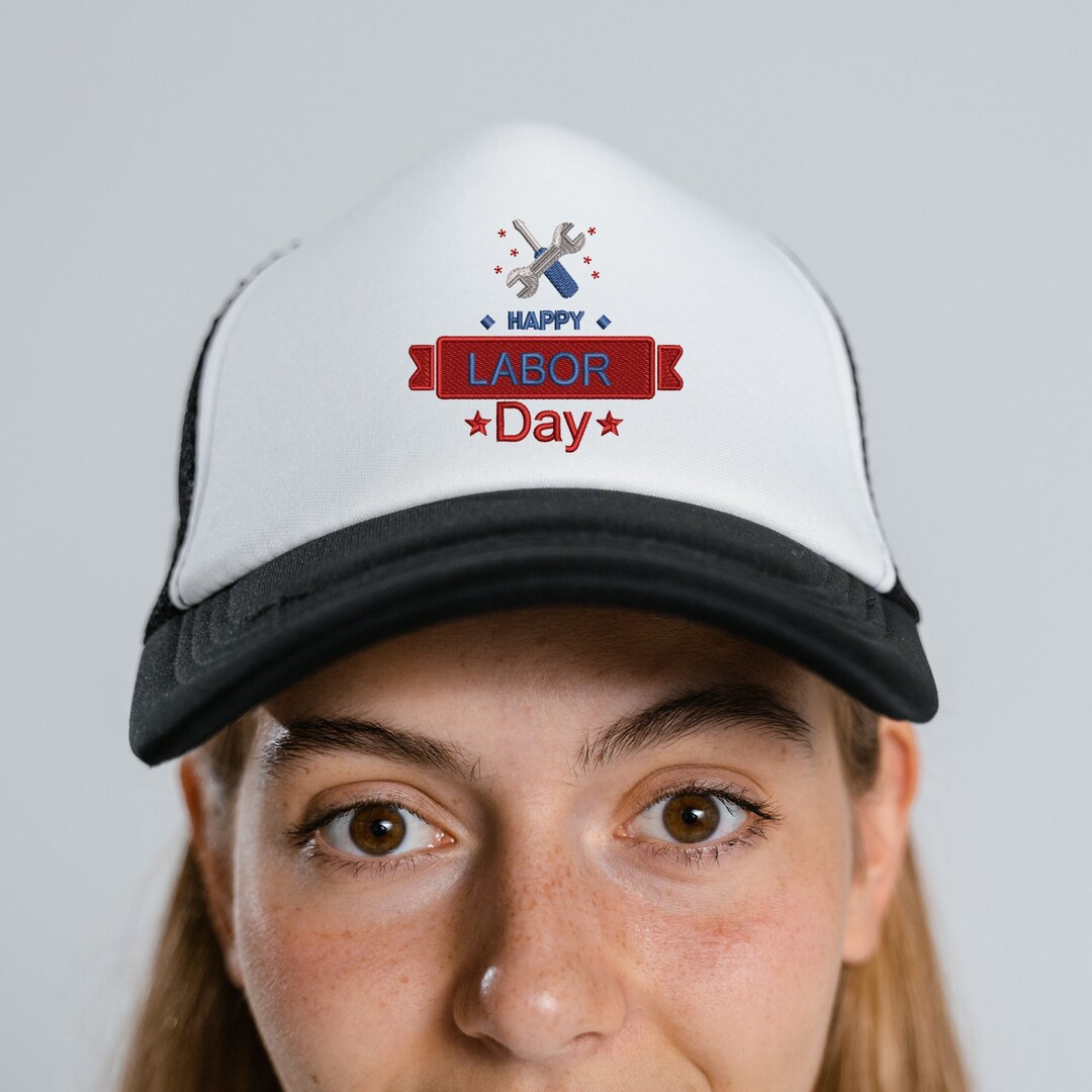 Labor Day Cap Embroidery Design, Labour Day Shirt Machine Embroidery ...