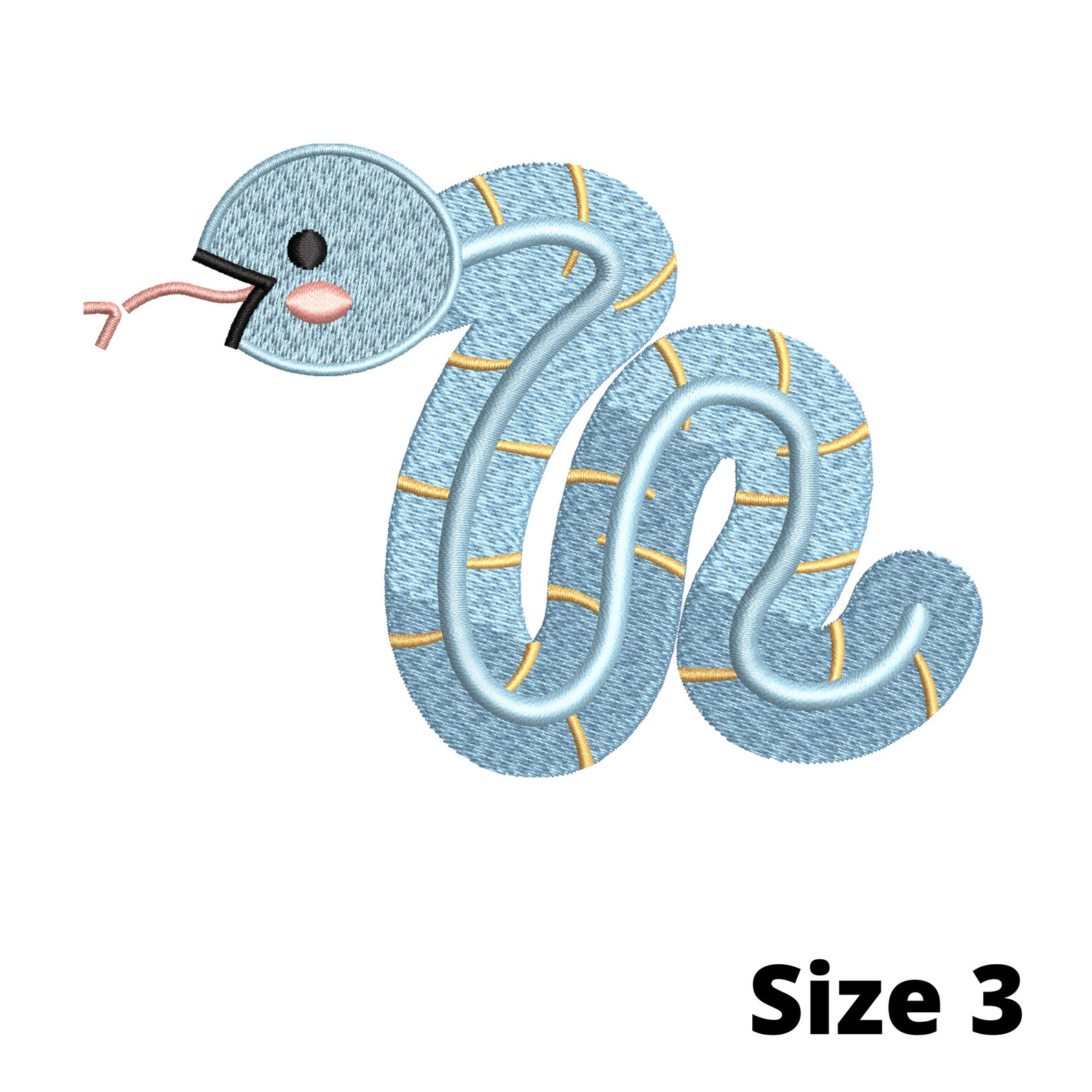 Snake Embroidery Patch Design, Snake Machine Embroidery Pattern , Wild ...