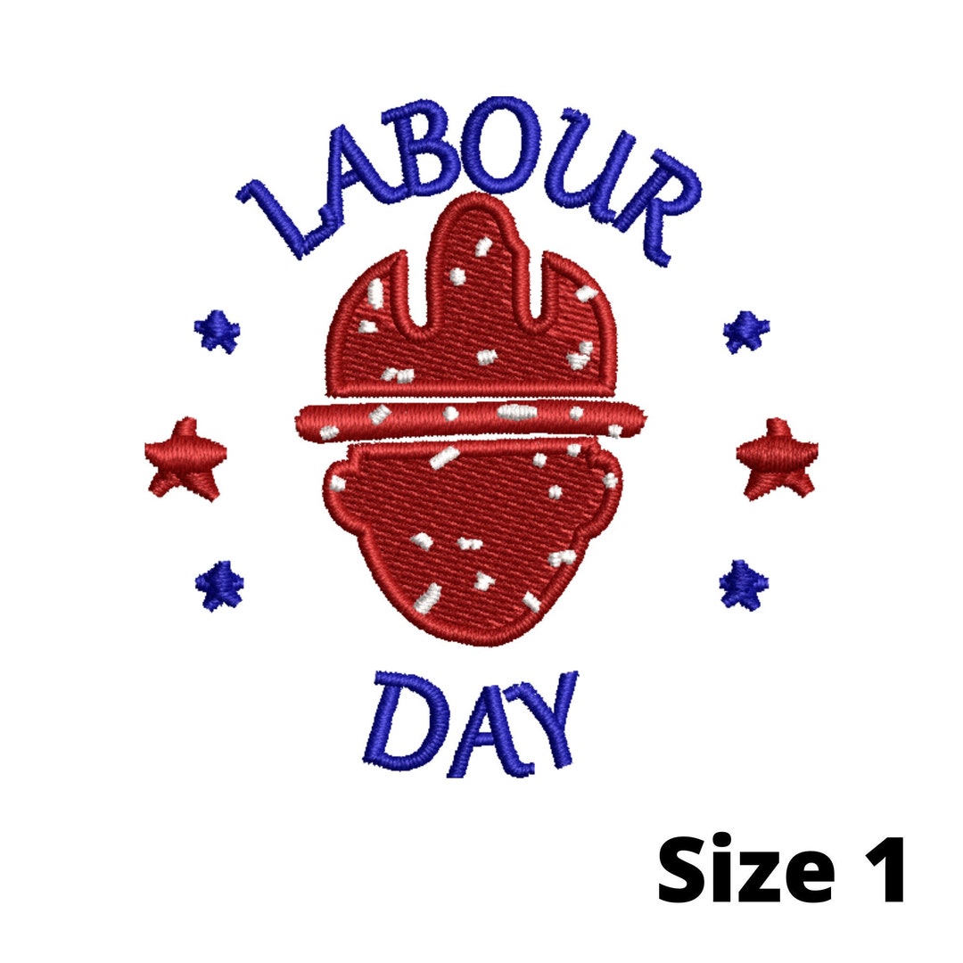 Labor Day Embroidery Design, Happy Labour Day Machine Embroidery ...