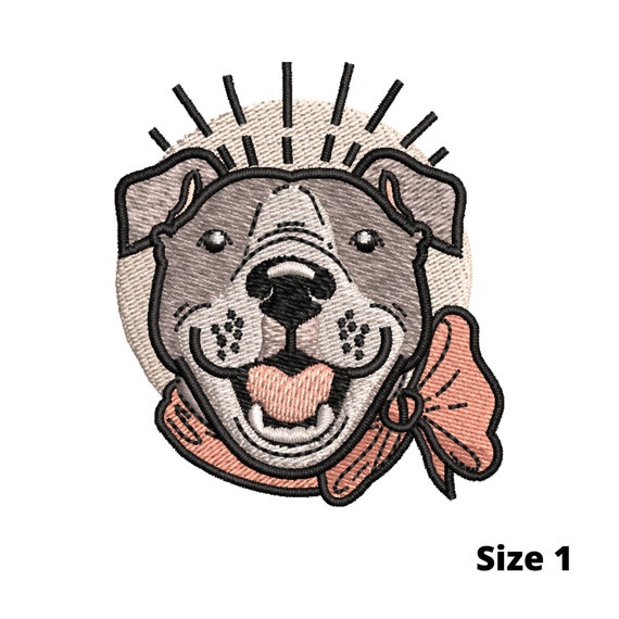 Bulldog Embroidery Design Bulldog Machine Embroidery Pattern - Etsy