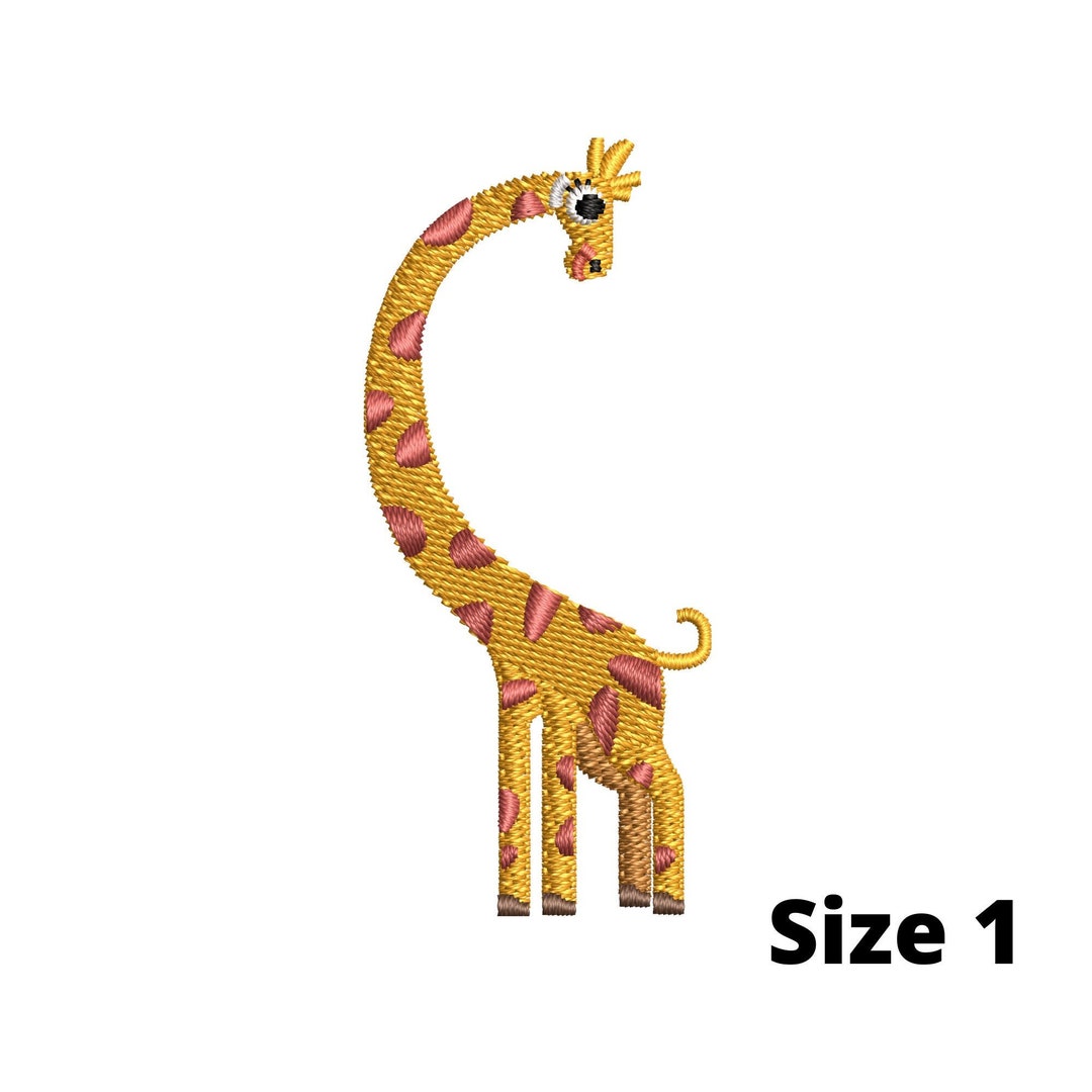 Giraffe Embroidery Design, Baby Giraffe Embroidery Pattern, Machine ...
