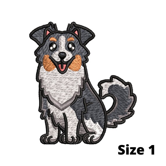 Dog Embroidery Design Digital Dog Machine Embroidery Pattern - Etsy