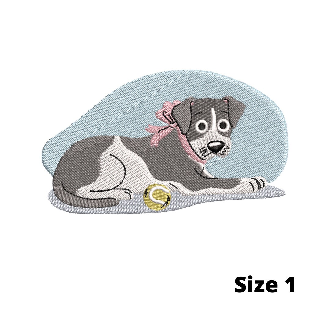 Dog Embroidery Design, Dog Machine Embroidery Pattern, Pet Animal ...