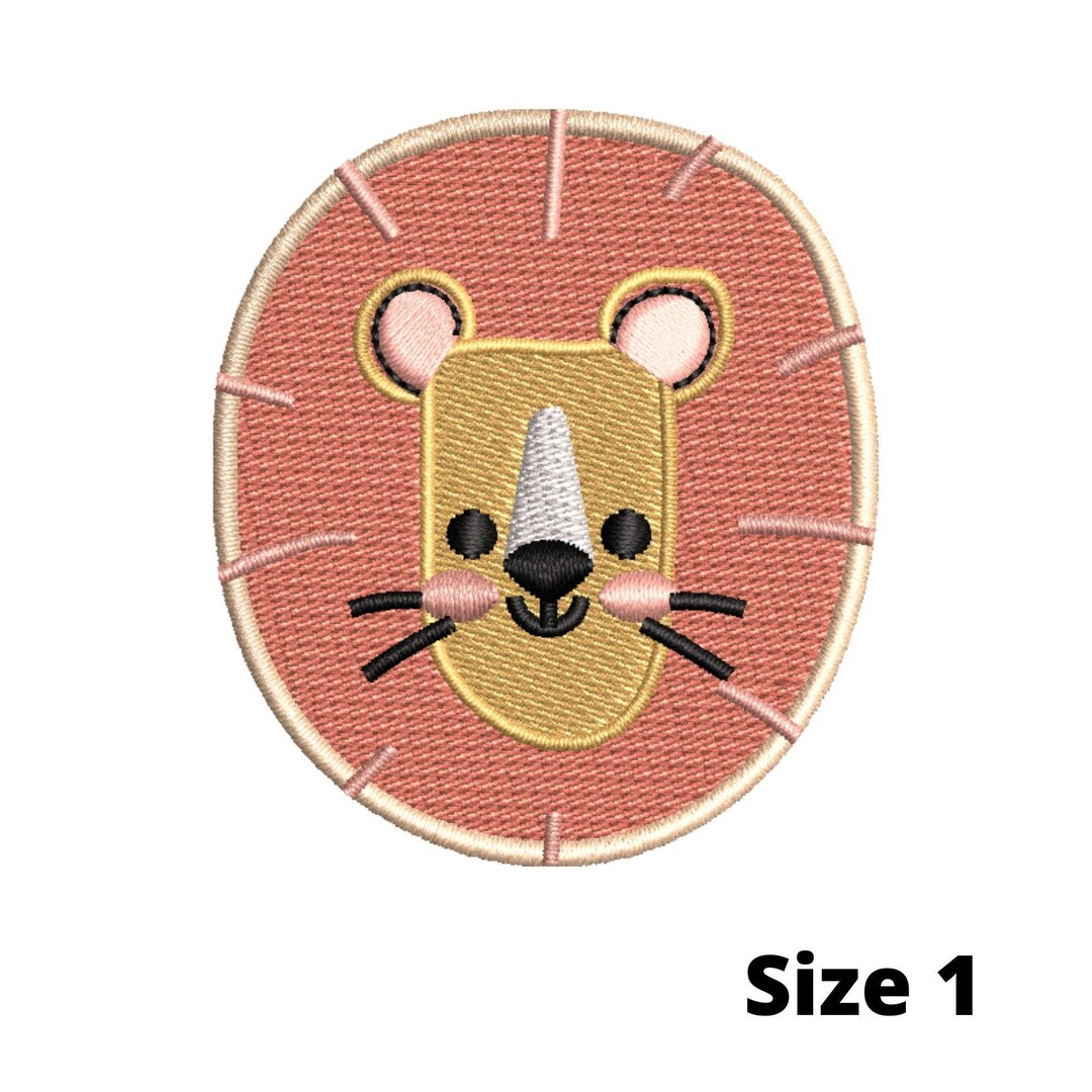 Loin King Embroidery Design, Loin Machine Embroidery, Loin Cross Stitch ...