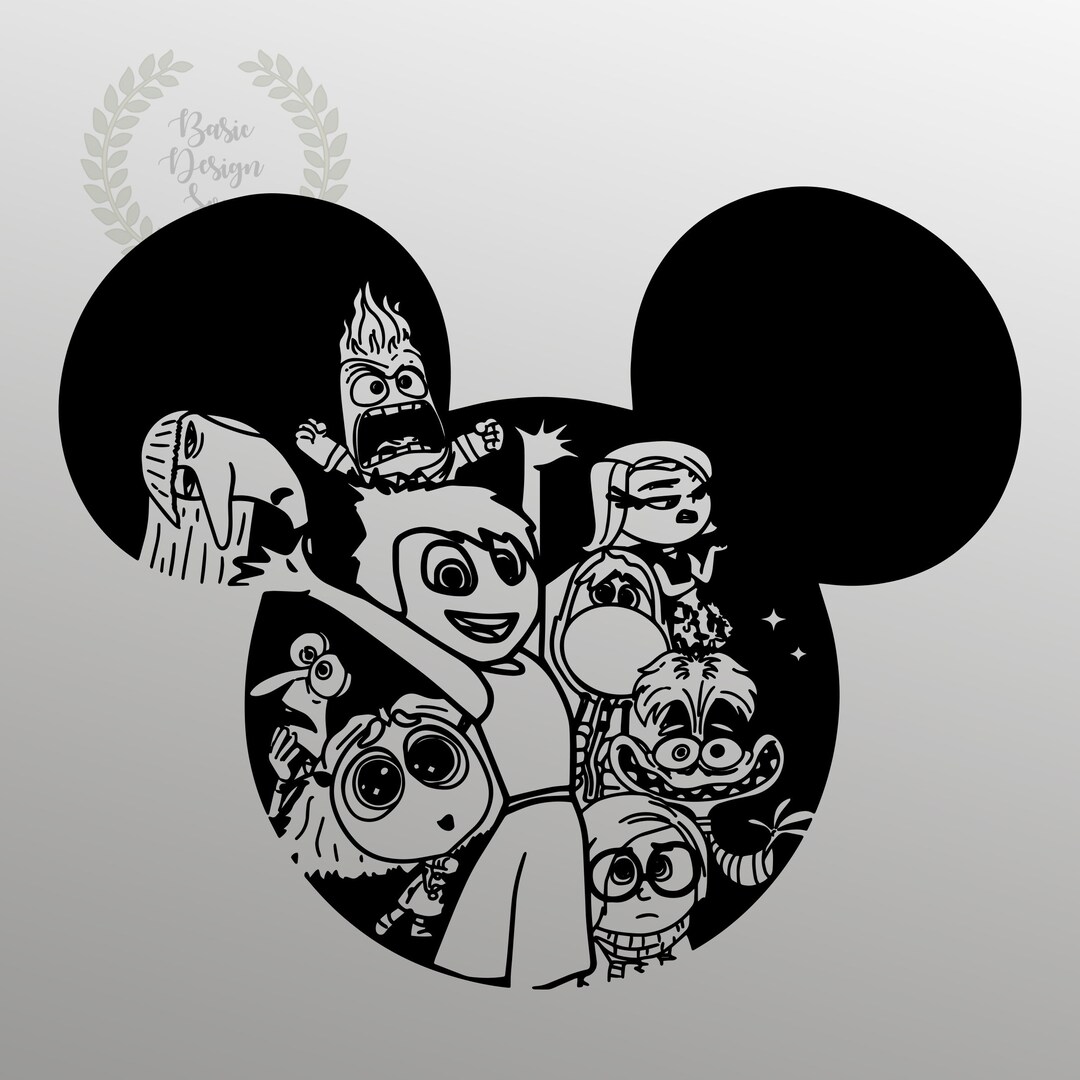Inside Out 2 Svg Characters SVG PNG, It's Okay to Feel All the Feels ...
