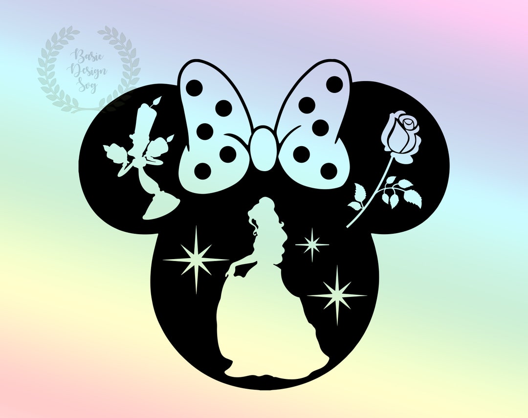 Belle Svg Png, Beauty and the Beast Svg, Belle Cricut, Princess Mouse ...
