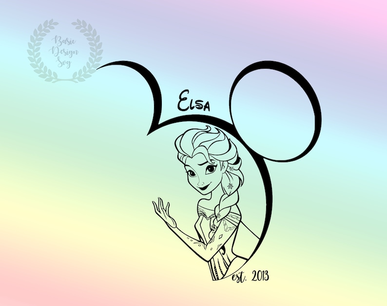 Frozenn Princess Elsaa Svg Clipart Princess Png Clipart - Etsy