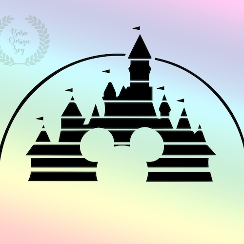 Castle Silhouette SVG PNG Family Vacation Svg Customized - Etsy