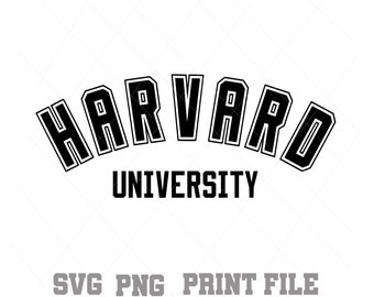 Harvard Svg - Etsy