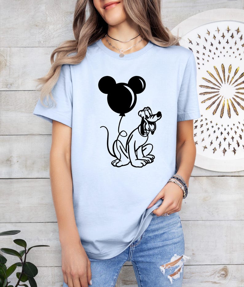 Pluto and Balloonn Svg Png, Cricut, Instant Download, Cut File ...