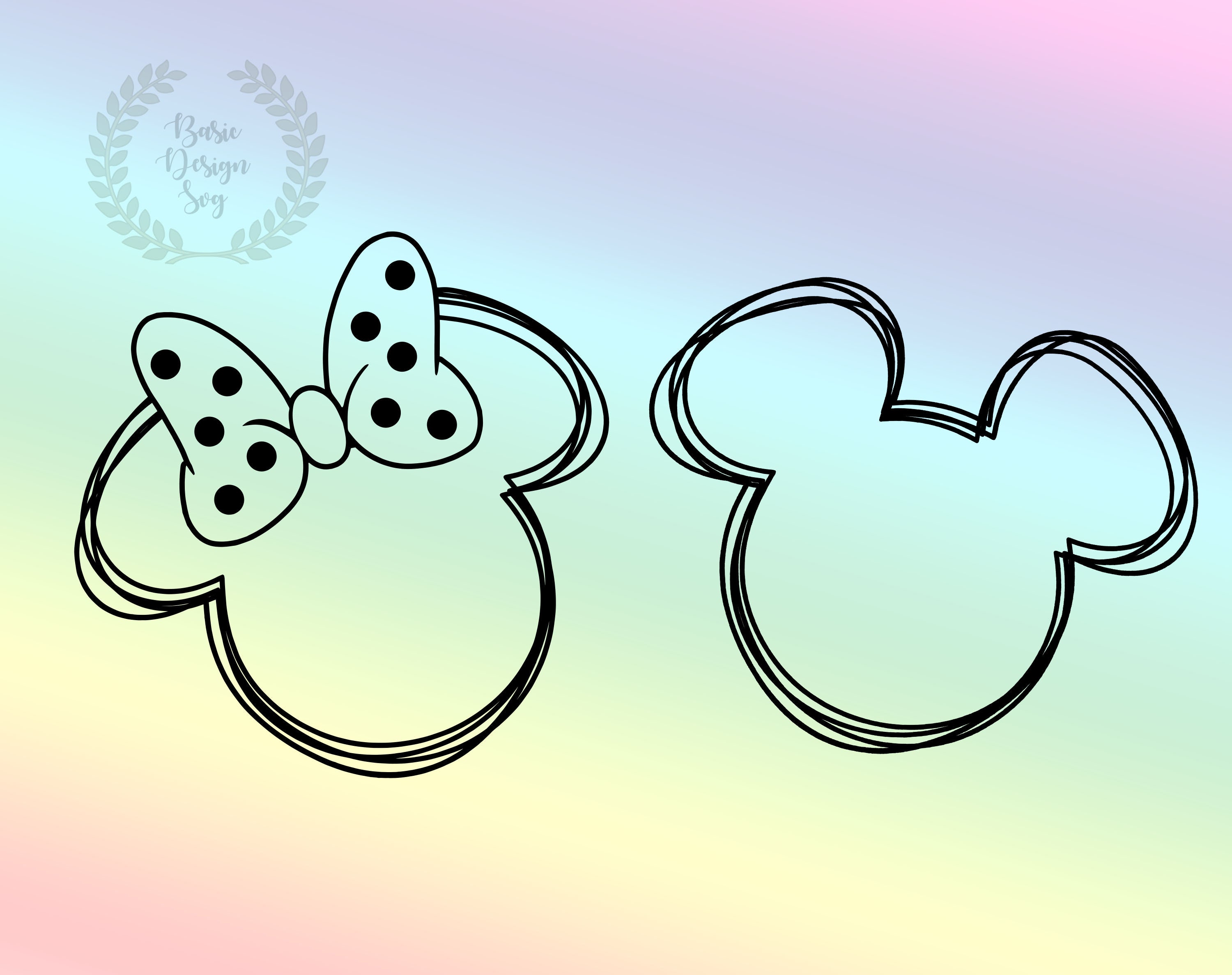 Minnie Mouse Outline