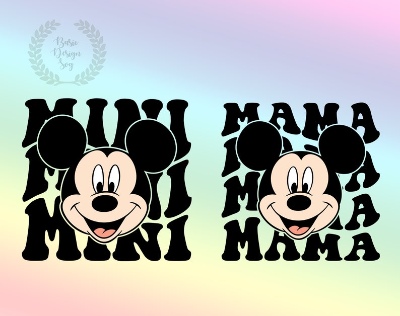Mama Mouse Mini Mouse Svg Png Clipart Mickey Mouse Mama Mini - Etsy