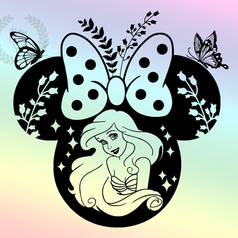 Ariel Svg - Etsy