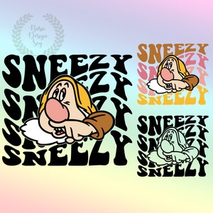 Wavy Snow Whitee and Seven Dwarfss Family Bundle Svg Png, Cricut ...