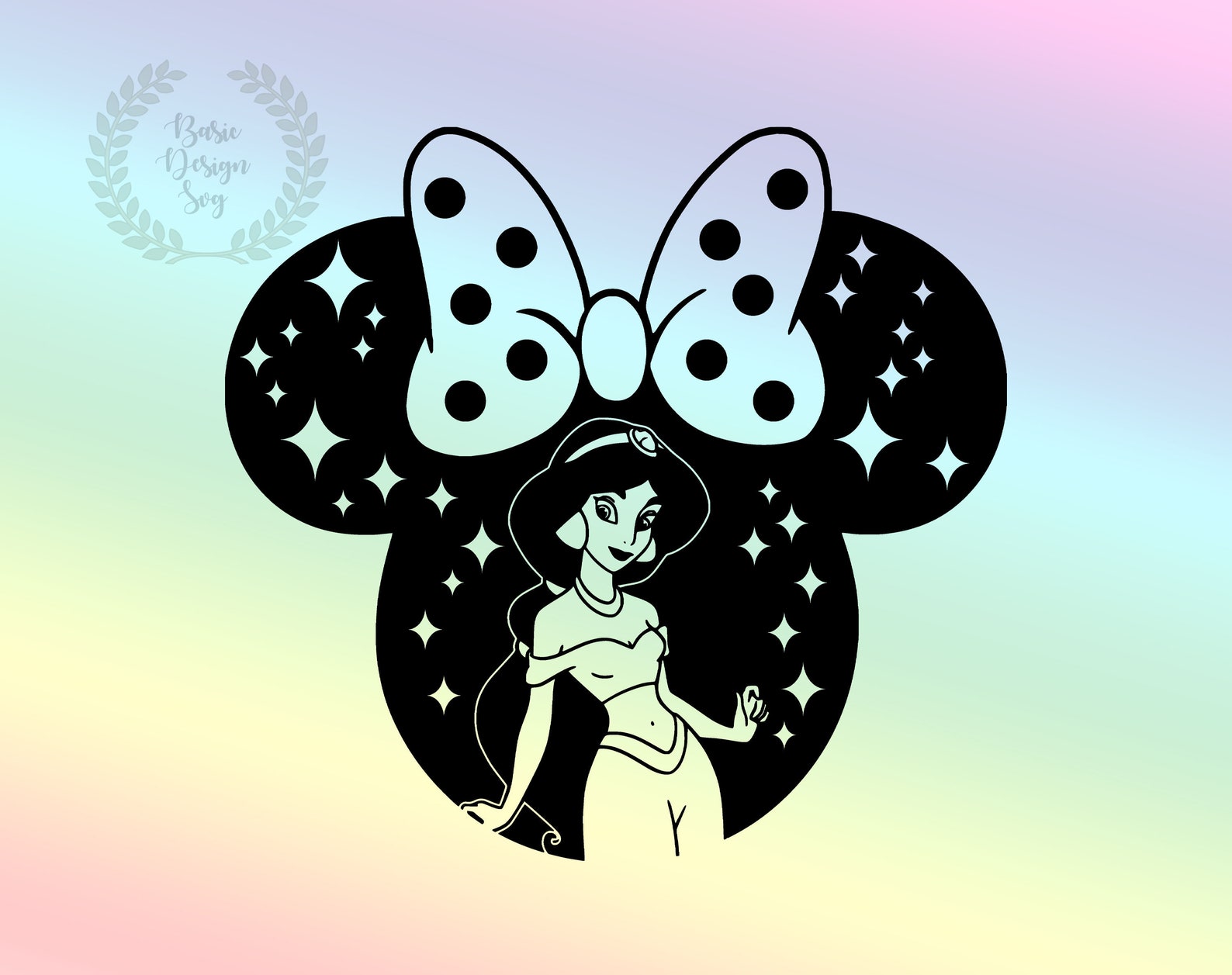 Jasmine Svg Princess Mouse Head Designs Family Trip Svg Cut - Etsy