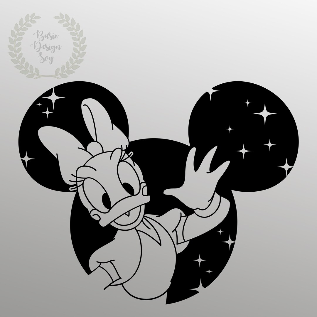 Daisyy Mousehead Svg, Png, Cricut, Instant Download, Cut File ...