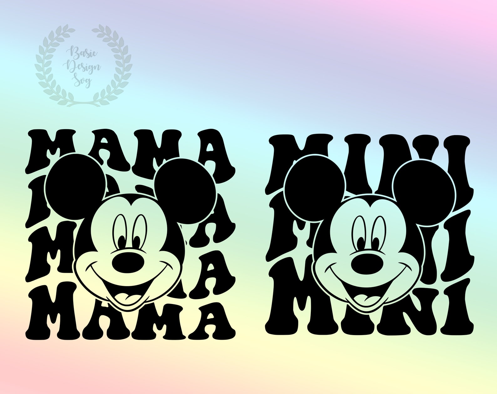 Mama Mouse Mini Mouse Svg Png Clipart Mickeyy Mama Mini Svg - Etsy