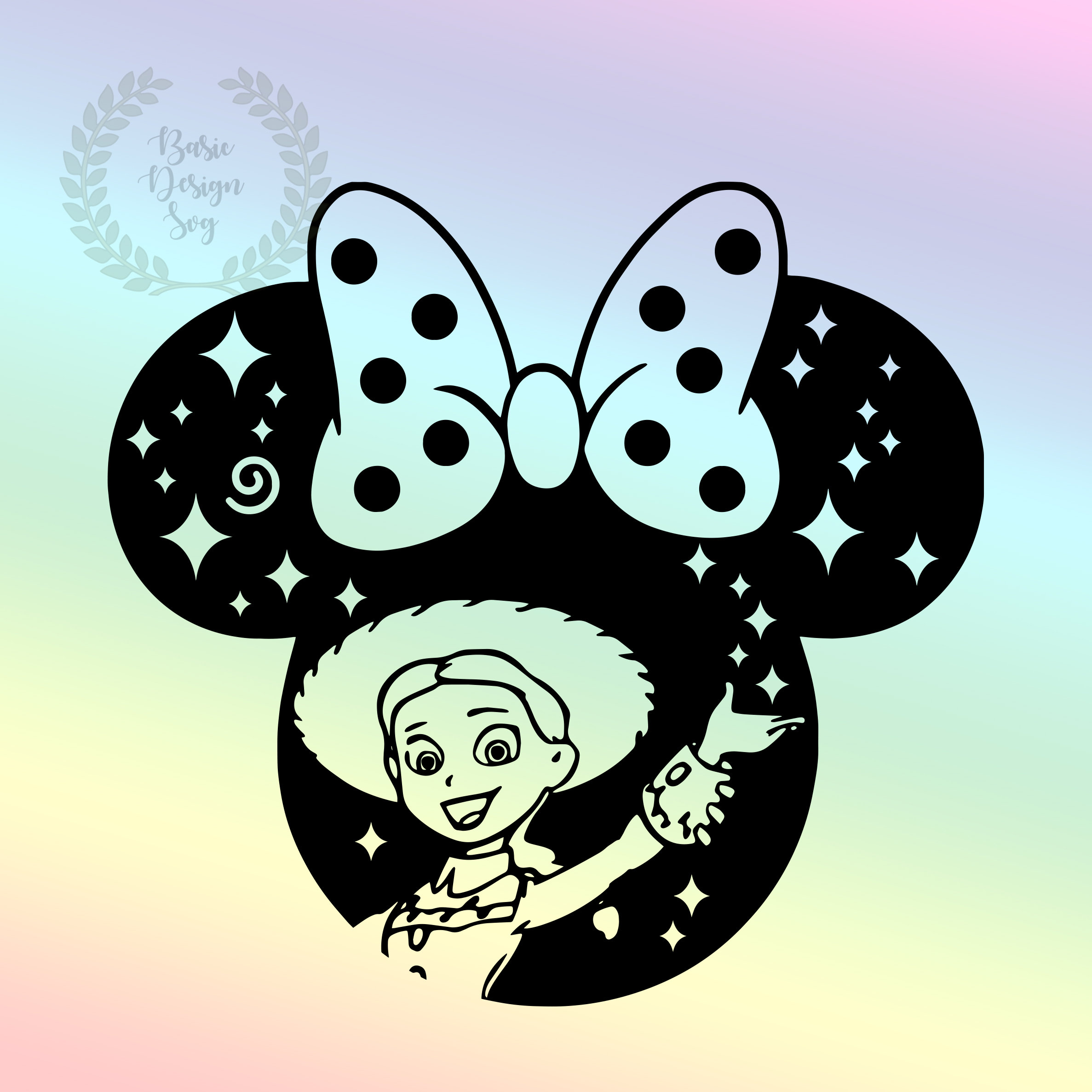 Jessie Svg, Png, Cricut, Jessie Mouse Head Svg, Toy Story Svg Png ...