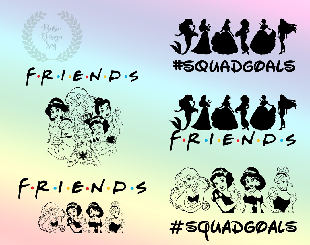 Friends Svg Png Bundle, Instant Download, Personal Use, Commercial Use ...