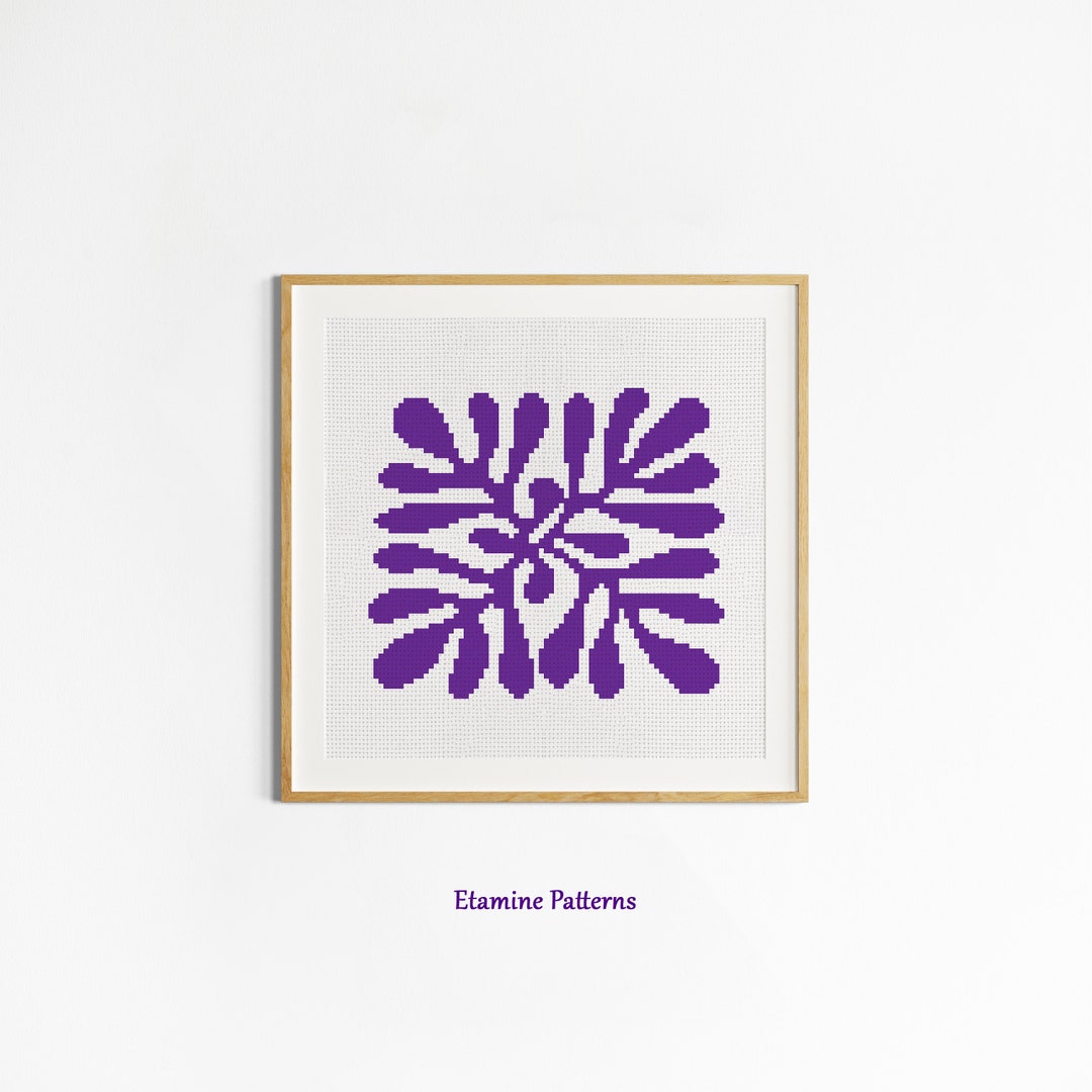 Abstract Shape Cross Stitch Pdf Pattern, Geometric Xstitch Patterns ...