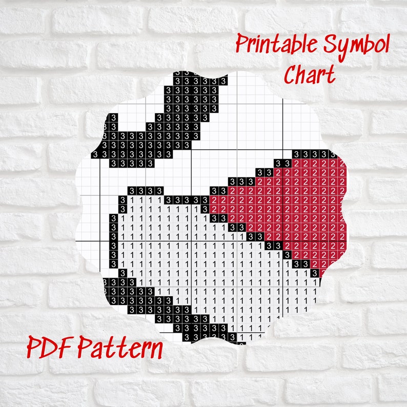 Christmas Cross Stitch Pattern, Noel Chart (PDF) - Etsy