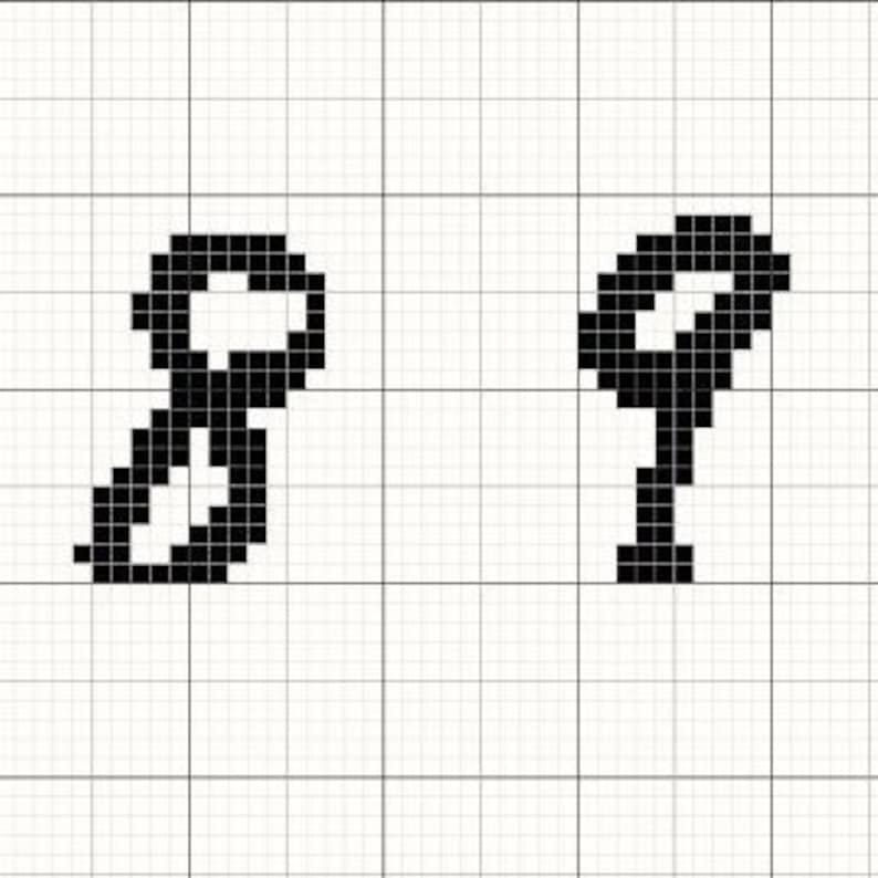 Caveat Font Alphabet Cross Stitch Pattern (PDF) - Etsy