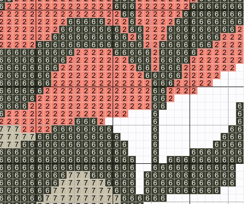 Modern Abstract Cross Stitch Pattern Pdf Boho Cross Stitch - Etsy