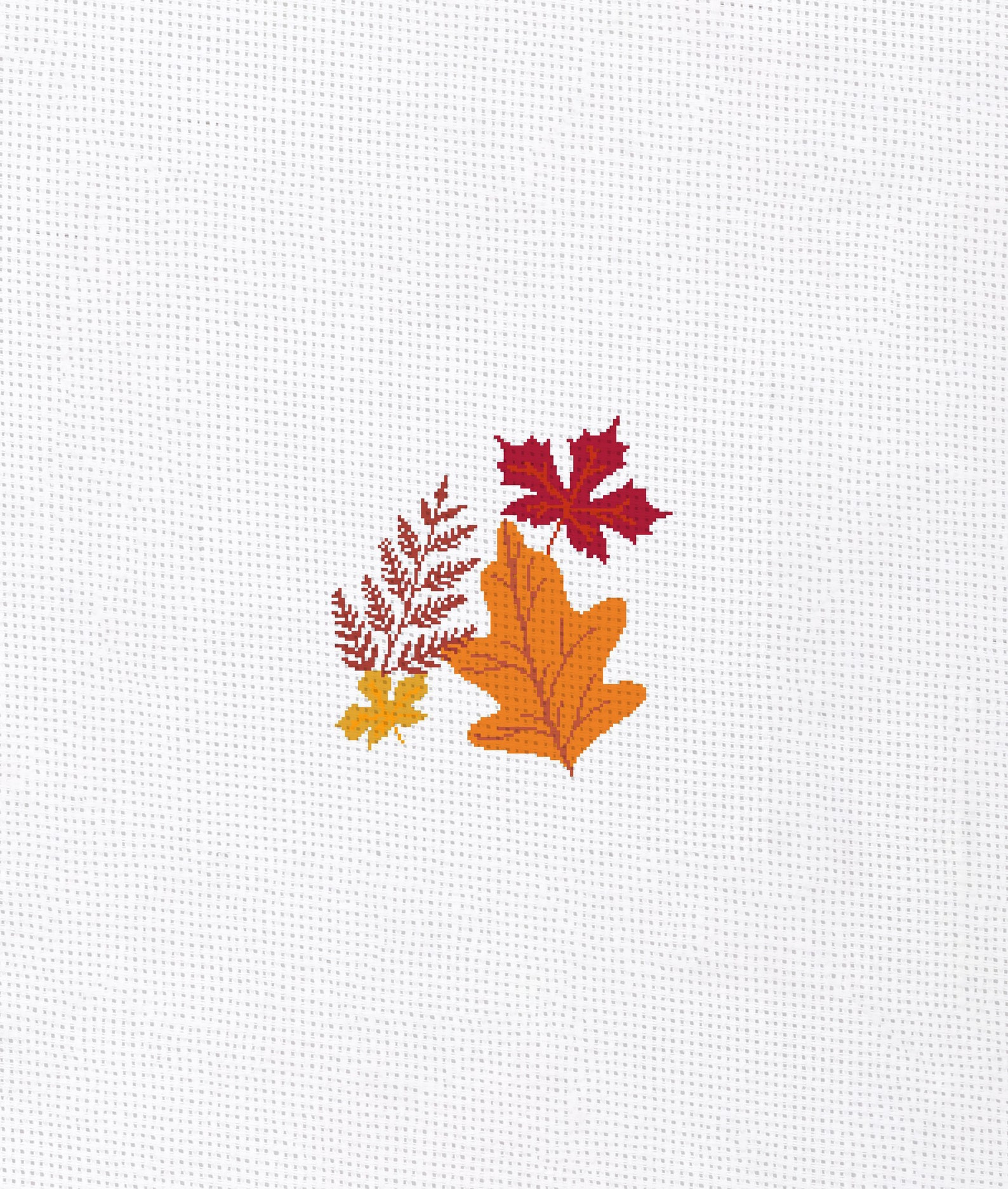 Autumn Leaves Cross Stitch Pattern Pdf Autumn Decor Cross - Etsy