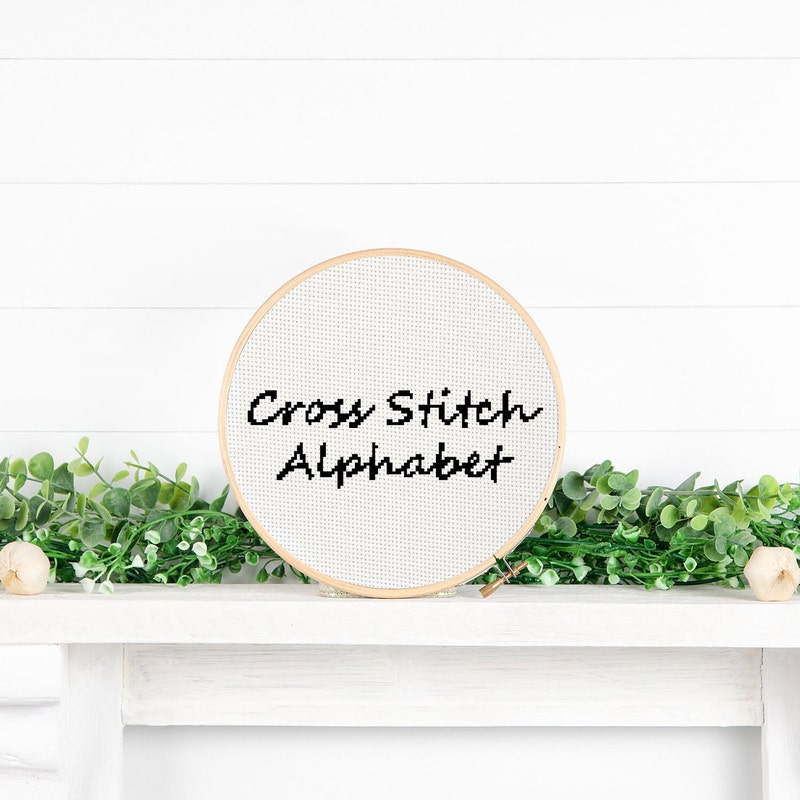 Cursive Cross Stitch - Etsy