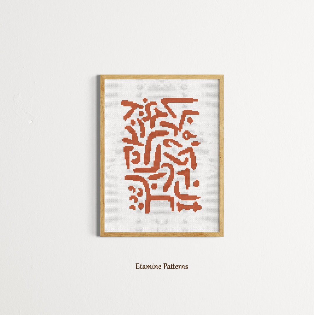 Paul Klee Cross Stitch Pattern: Modern Art, Growth Stirs (PDF) - Etsy