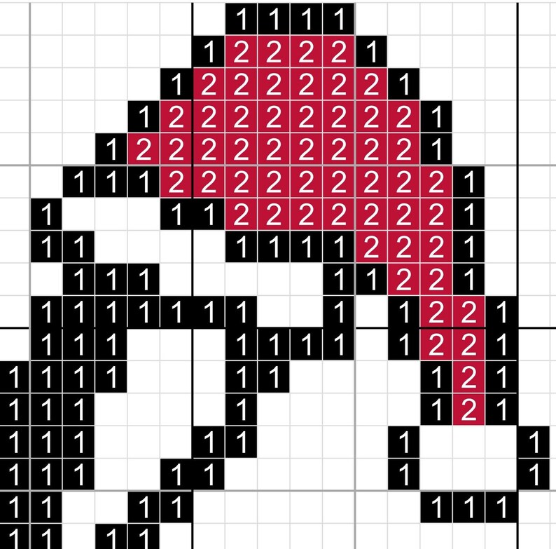 Ho Ho Christmas Cross Stitch Pattern, Modern Embroidery (PDF) - Etsy