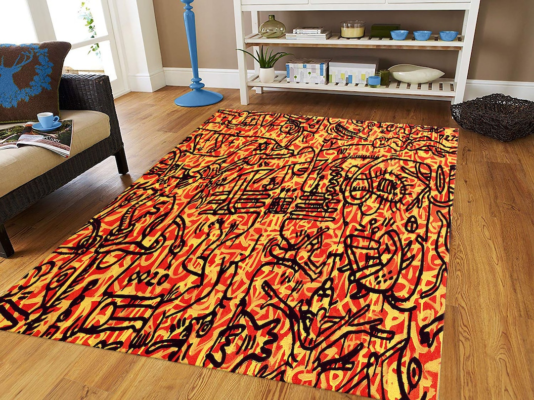 Famous Artists Art Themed Rug,aesthetic Rug,modern Art Rug,modern Rug ...