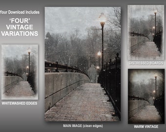 Cobblestone Bridge - Etsy