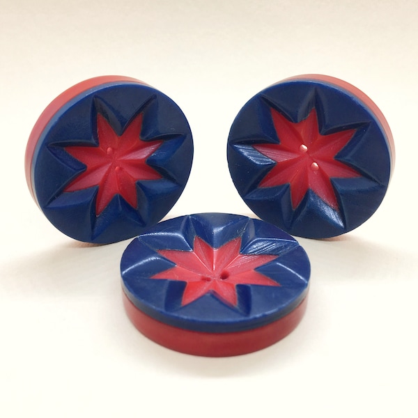 Large Red Buttons - Etsy