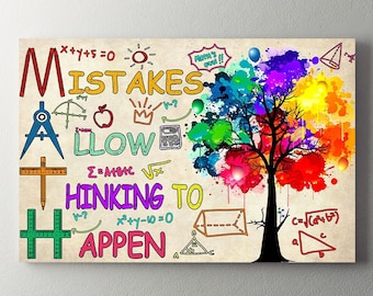 Math Mistakes Poster - Etsy