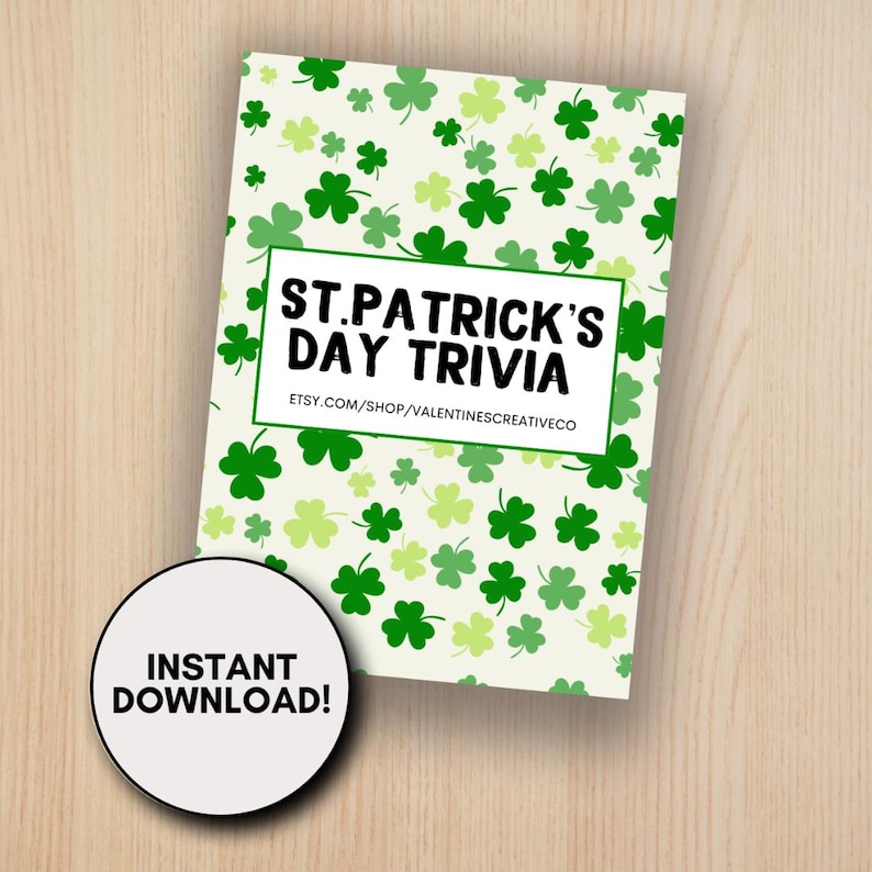 St. Patrick's Day Trivia Questions | Saint Patrick's Day Quiz Game | St ...