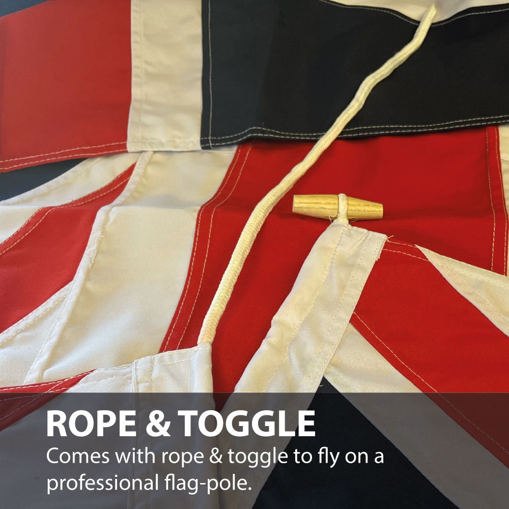 Union Jack Flag 5ft X 3ft Fully Sewn United Kingdom UK Flagpole Flag ...