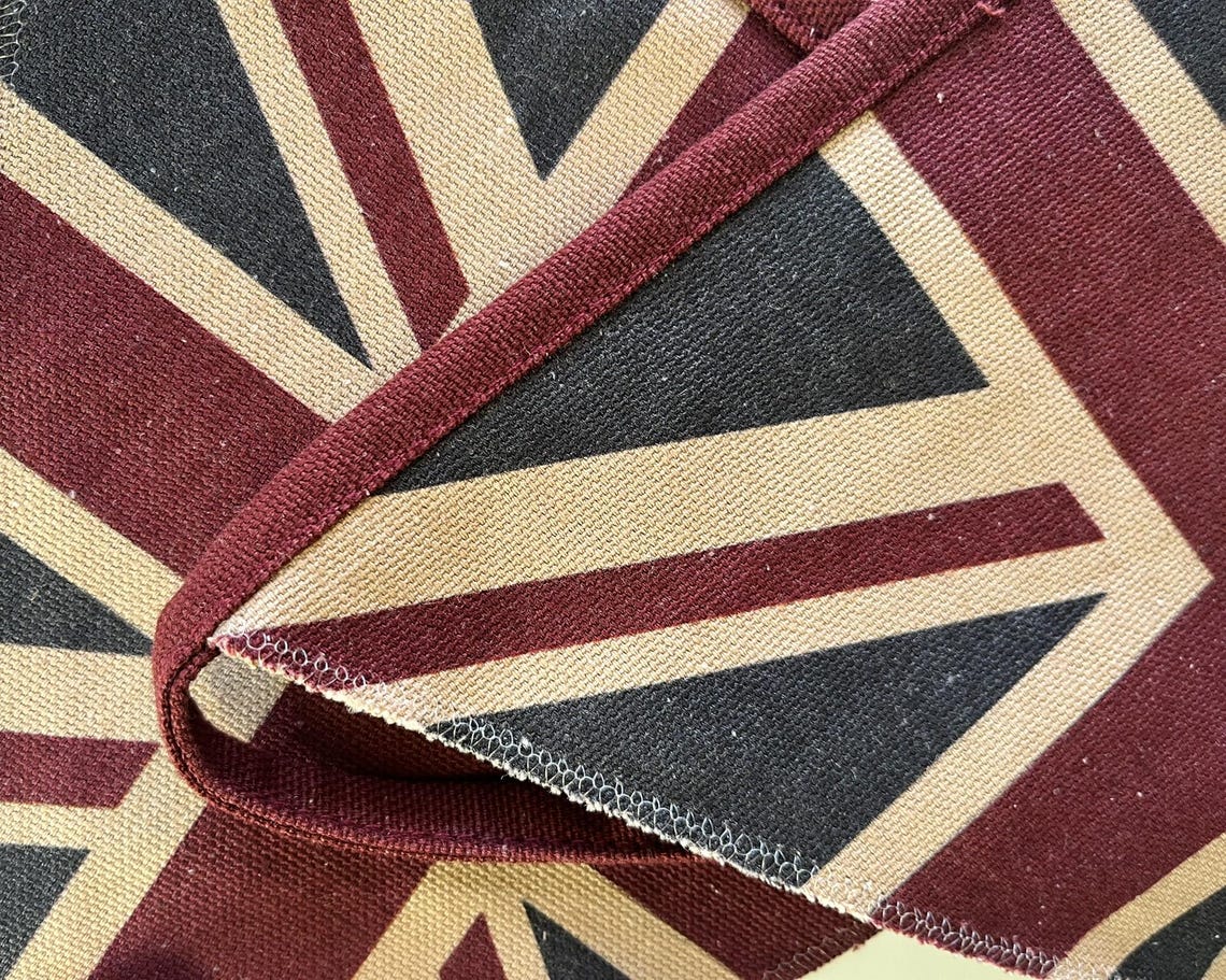 Vintage Union Jack Textile Bunting 9 Flags 4m Length - Etsy UK
