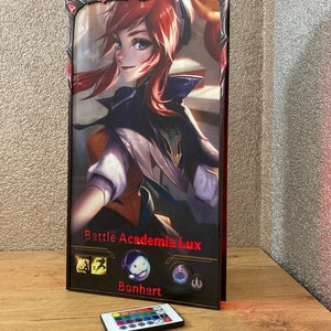 Illuminated Personalized League of Legends LOL Game Frame With Loading ...