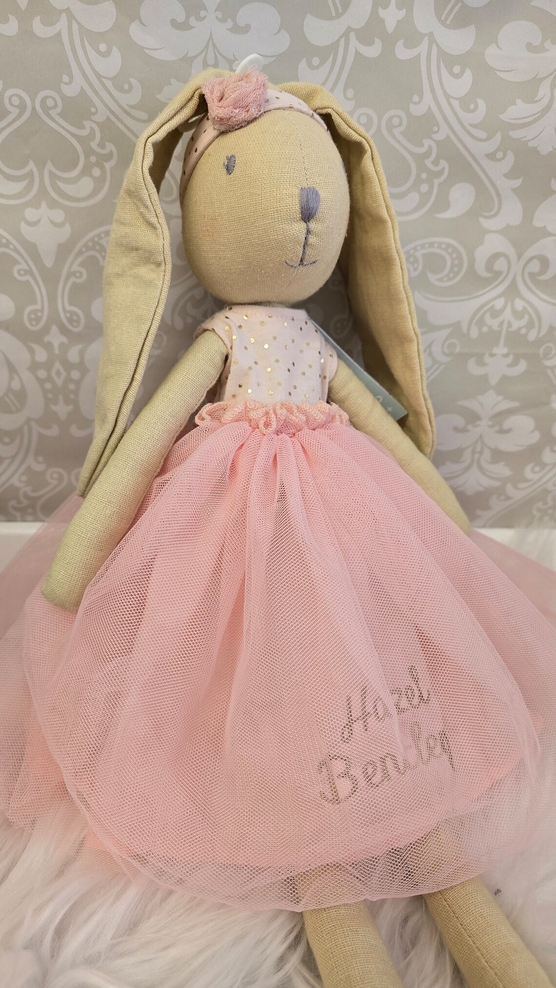 Personalised Doll Soft Doll With Embroidered Name. Perfect for 1st ...