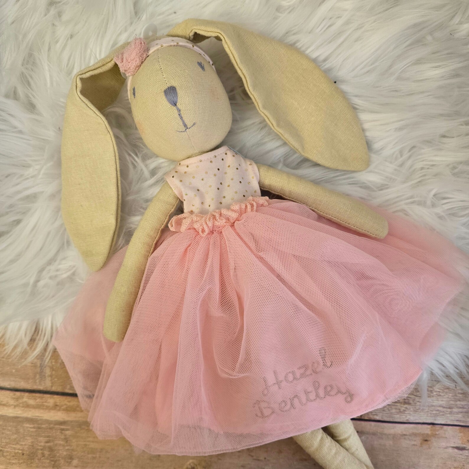 Personalised Doll Soft Doll With Embroidered Name. Perfect for 1st ...
