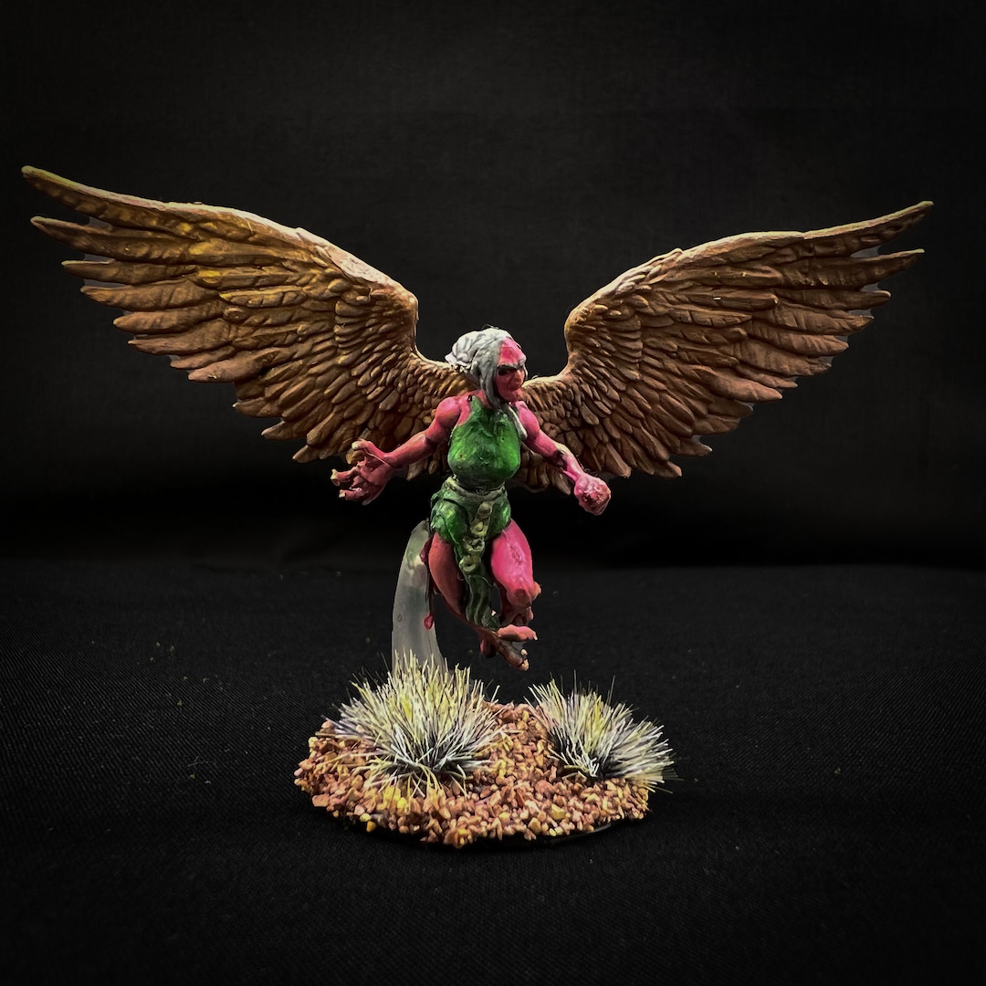 Harpy Miniature custom Painted - Etsy