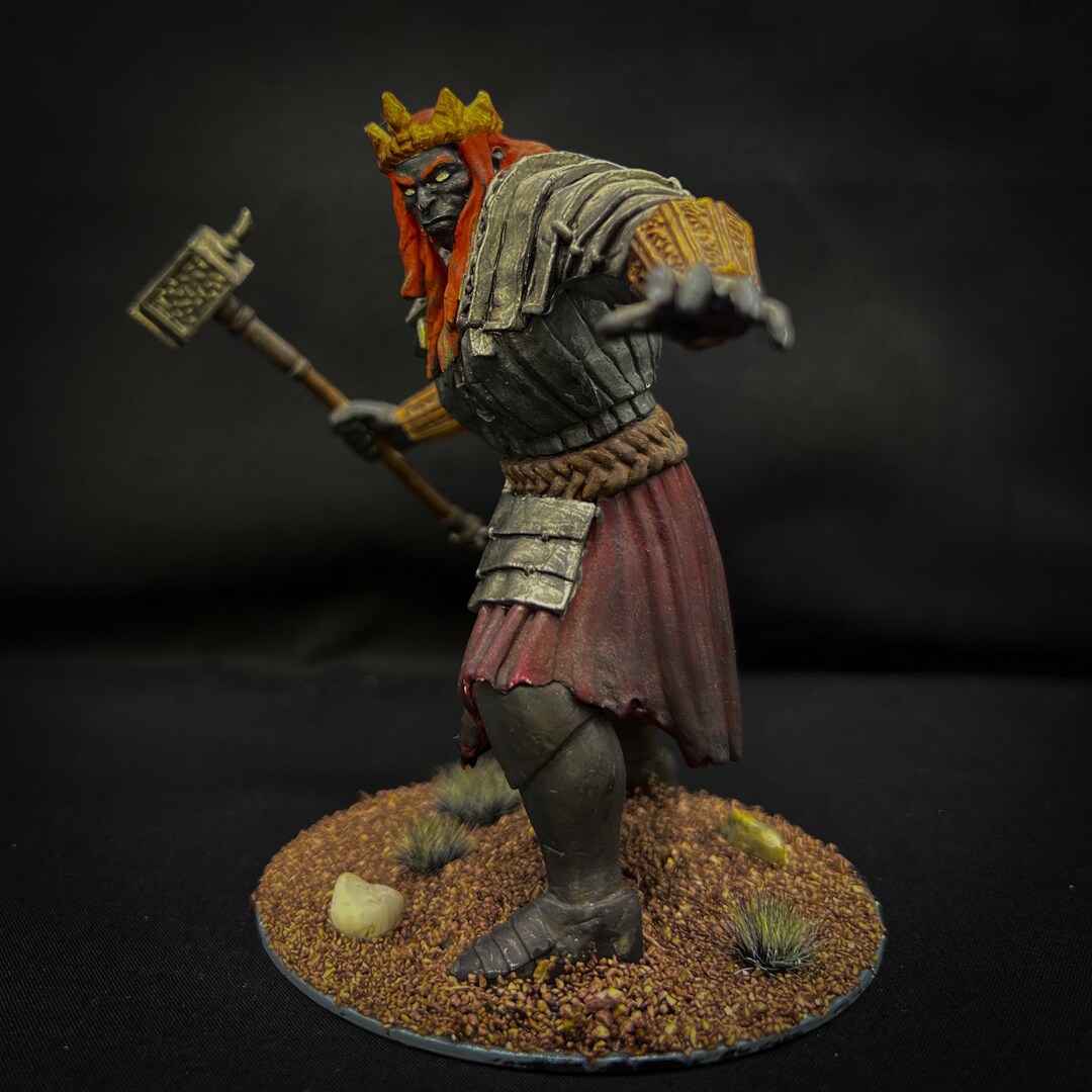 Fire Giant Miniature custom Painted - Etsy