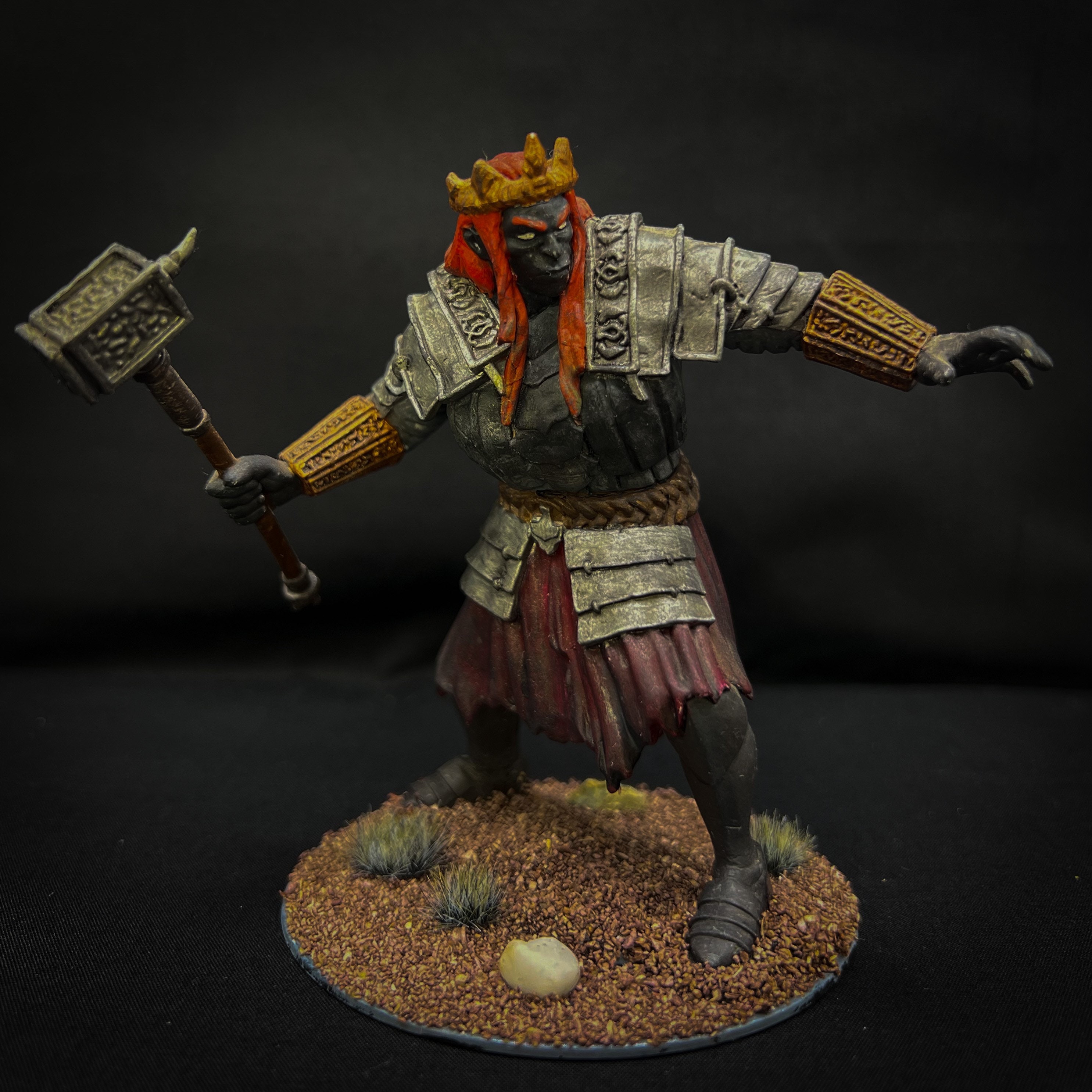 Fire Giant Miniature custom Painted - Etsy