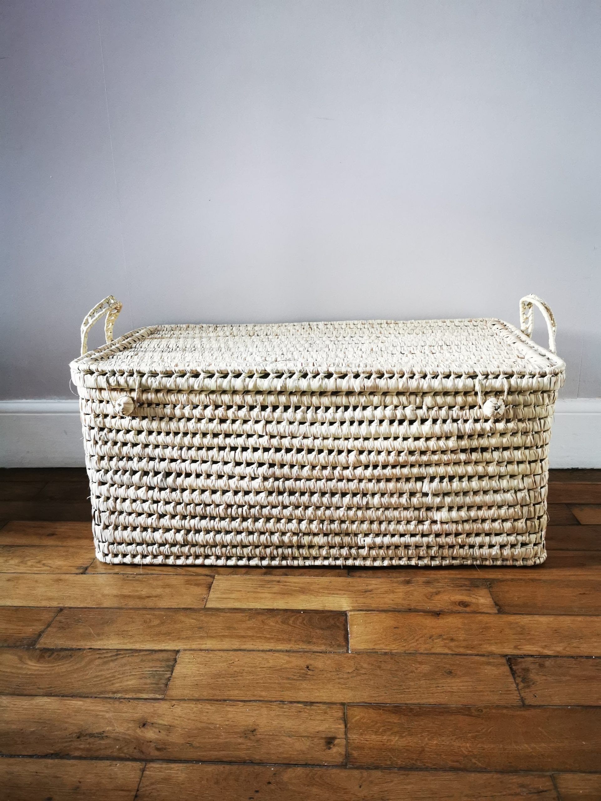 Chest and Storage Basket Handmade in Marrakech, Trunks and Benches - Etsy