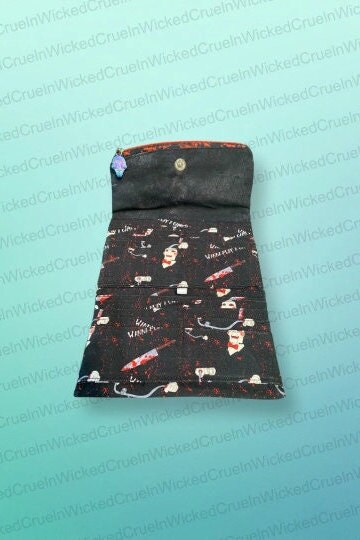 Pennywise Wallet Handmade Horror Theme Wallet Tri-fold Phone Wallet ...