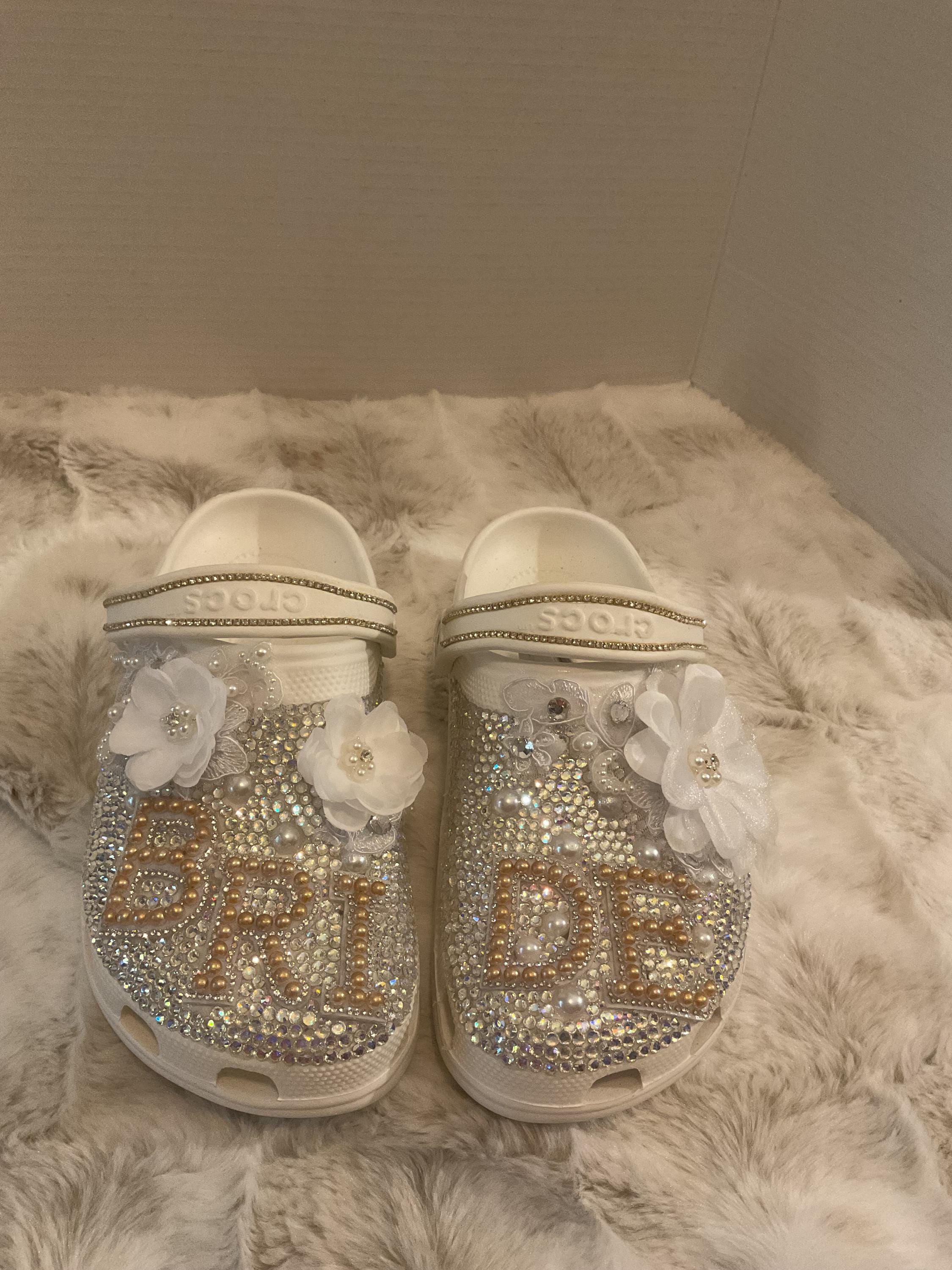 Bride Crocs & Mirror - Etsy