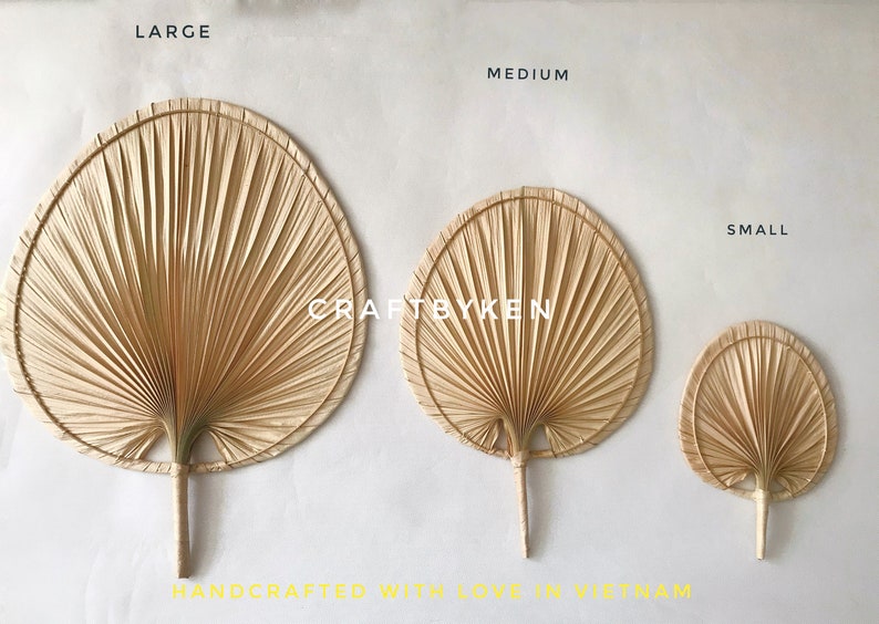 Palm Leaf Hand Fan and Wall Decor Wall Hanging Pendan Fan Boho Woven ...