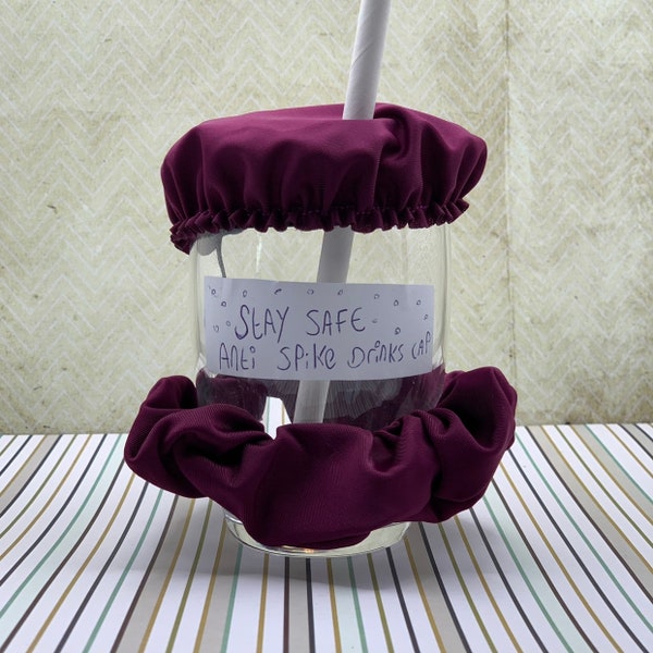 Anti Spike Drink Cover - Etsy UK